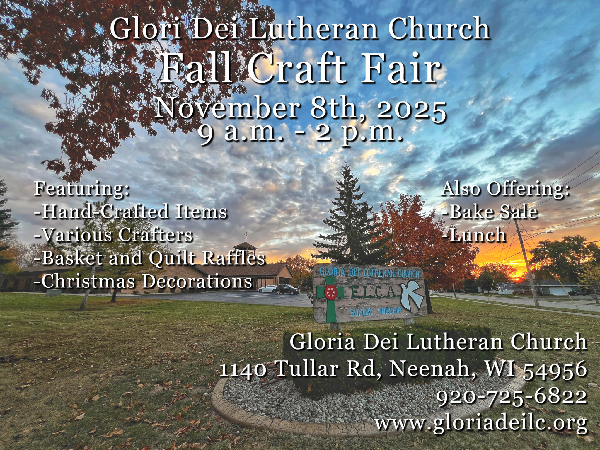DeiLites | Gloria Dei ELCA Lutheran Church | Tullar Rd. Neenah WI.